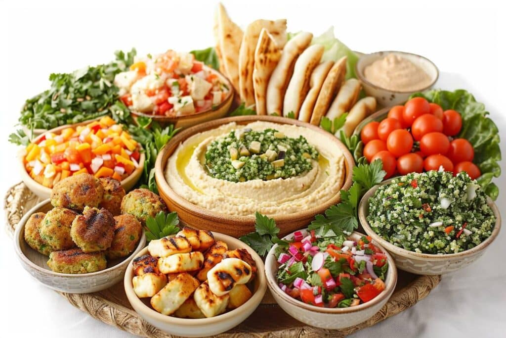 Découvrez les délices d'un mezzé libanais festif