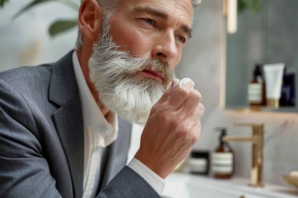 Teindre sa barbe blanche : guide pour un look jeune