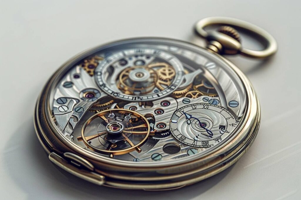 Montre A Gousset Dessin Realiste