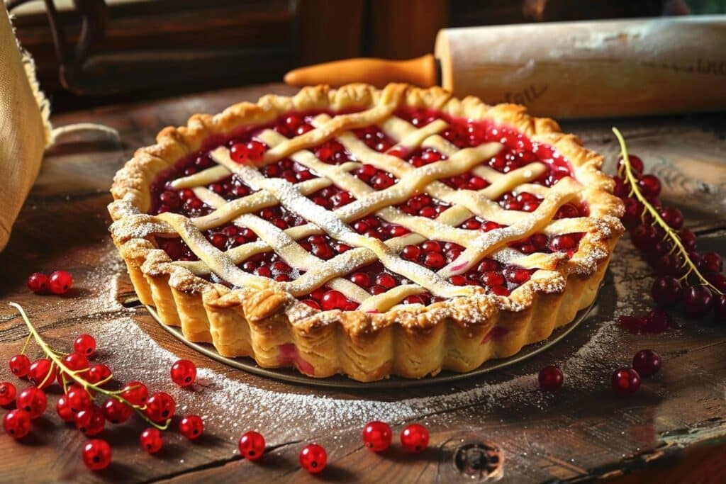 Recette tarte au groseille : saveur acidulée unique